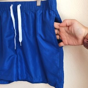 chet style | Swim | Bright Blue Short Swimming Trunks | Poshmark
